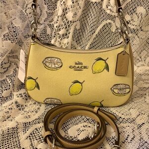 Coach | Bags | Nwt Coach Teri Shoulder Bag With Lemon Print | Poshmark